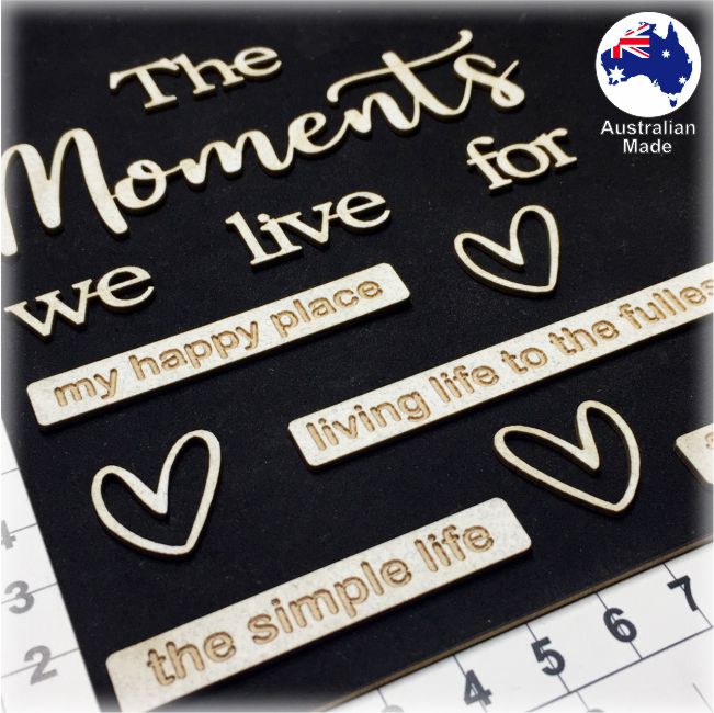 CB1255 Scrap Words 38 Scrapmatts Chipboard – Scrapmatts & Papertole ...