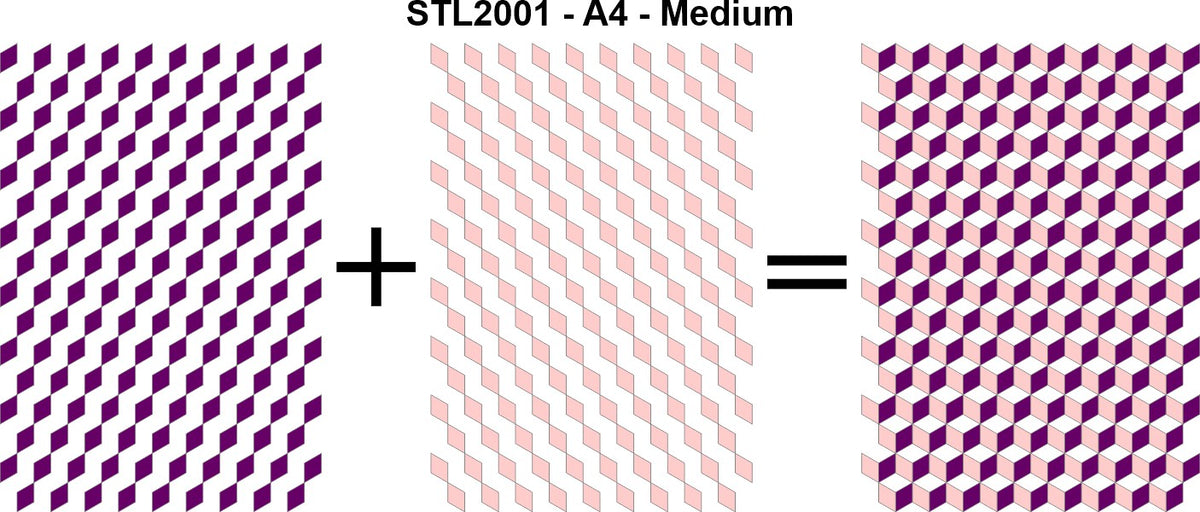 STL2001 - A4 - Medium - Blocks Stencil – Scrapmatts & Papertole Australia